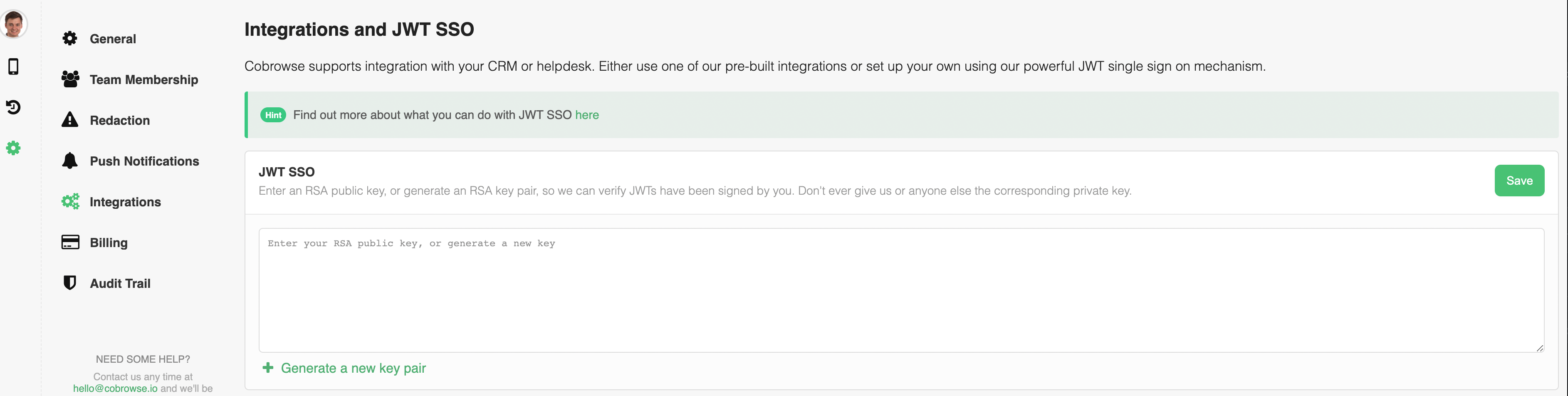 Generating cryptographic keys for JWT authentication Generating cryptographic keys for JWT authentication